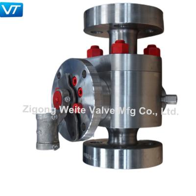 Cina Valvola a sfera flangiata industriale 1In di acciaio inossidabile del duplex F51 in vendita