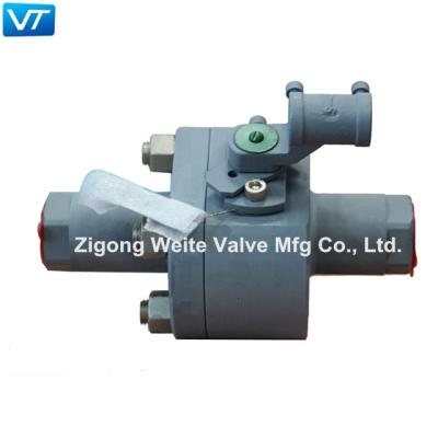Cina pollice alesato puntiglioso e riduttore ASTM A105N di 300lb della valvola a sfera 1x3/4 in vendita