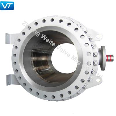 Cina L'orecchione della petrolchimica del VT ha montato la grande flangia di valvola a sfera della valvola a sfera collegata in vendita