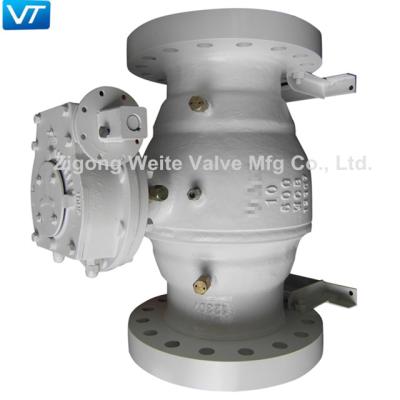Cina Valvola a sfera superiore a 10 pollici WCB dell'orecchione dell'entrata 600LB 3 pezzi del acciaio al carbonio in vendita