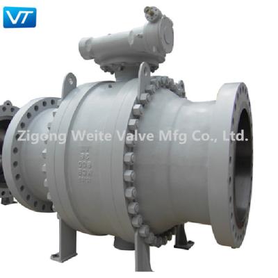 Cina 600LB tre pezzi dell'orecchione elettrico della valvola a sfera ha montato la valvola a sfera a 36 pollici WCB in vendita