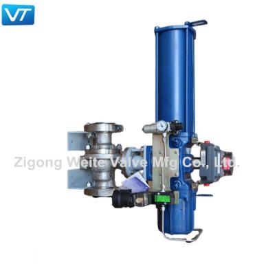 Cina La valvola a sfera azionata pneumatica flangiata di arresto ha chiuso rapidamente in vendita