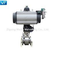 China SS Pneumatic Actuator Ball Valve Fireproof API 6FA Corrosion Resistant for sale