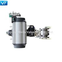 China SS Pneumatic Actuator Ball Valve Fireproof API 6FA Corrosion Resistant for sale