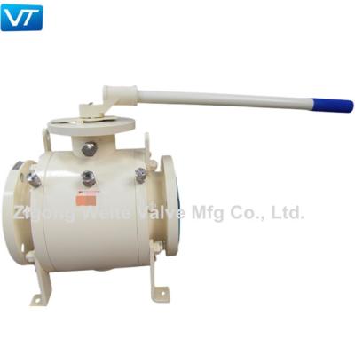 Cina Petrolio della valvola a sfera del fuoco dell'OEM api 607 e gas sicuri ISO9001 senza perdita in vendita