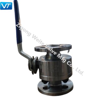 Cina Elettricità statica a prova di fuoco della valvola a sfera azionata leva a 1-1/2 pollici api 607 anti in vendita