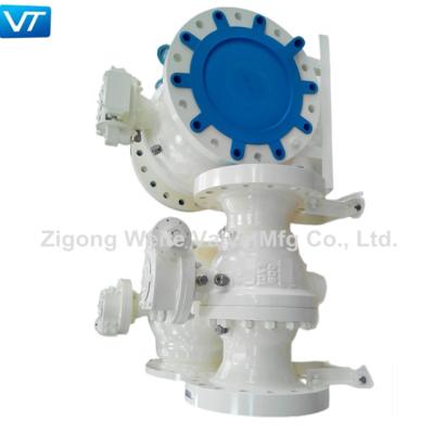 Cina 10x8» riducono la valvola a sfera alesata hanno forgiato la classe 600 della valvola a sfera di WCC in vendita