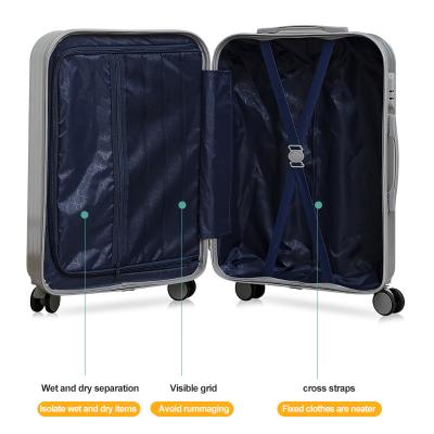 China (998)Luggage cup holder style internet famous 20 inch 24 universal wheel password box 26 durable and sturdy travel suitcase suitcase for sale