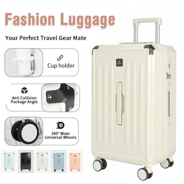 Quality 1683Convenient Travel Companion Aluminum Suitcase with 4 Wheels and Telescopic for sale