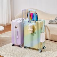 Quality 1901Rainbow colored luggage for sale