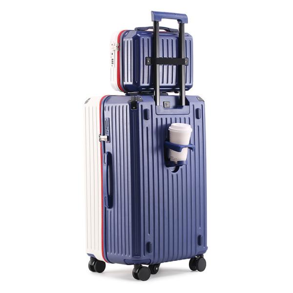 Quality 2311 TSA Customs Lock Thickened Trolley Case, Two-Piece Suitcase Set for Women, 2025 New Style, Large Capacity, Sturdy and Durable Travel Suitcase for sale