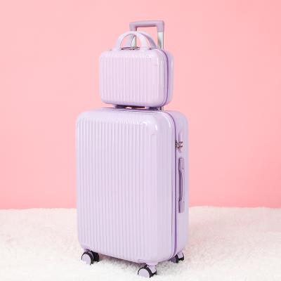 China Travel luggage Sets, cosmetic case set, Scratch-Resistant And Wear-Resistant PVC Material, Large Capacity Suitcase, Silent Pulley + Combination Lock for sale