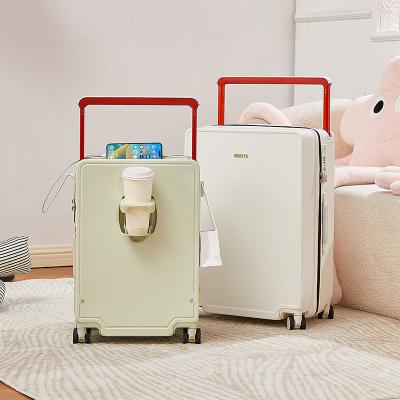China 20/24 Inch Aluminum Suitcase with 360° Wheels and Adjustable Trolley Bar for sale