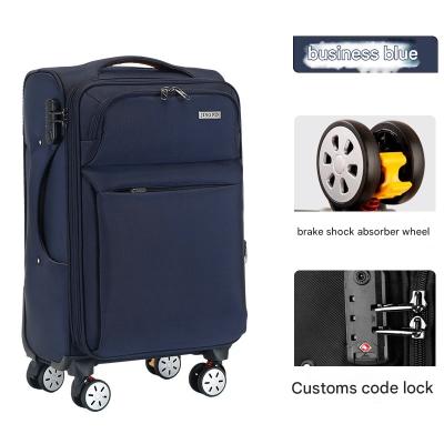 China Waterproof and Scratch-Resistant Oxford Cloth Suitcase with Password Lock and Zipper Closure in Upgraded Colors for sale