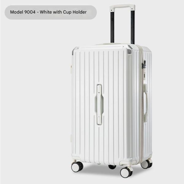 Quality 9004 High-grade aluminum alloy pull rod,TSA Lock ultra-smooth five-wheeled luggage for sale