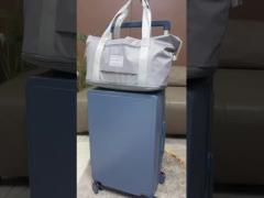 20/24 Inch Aluminum Suitcase with 360° Wheels and Adjustable Trolley Bar