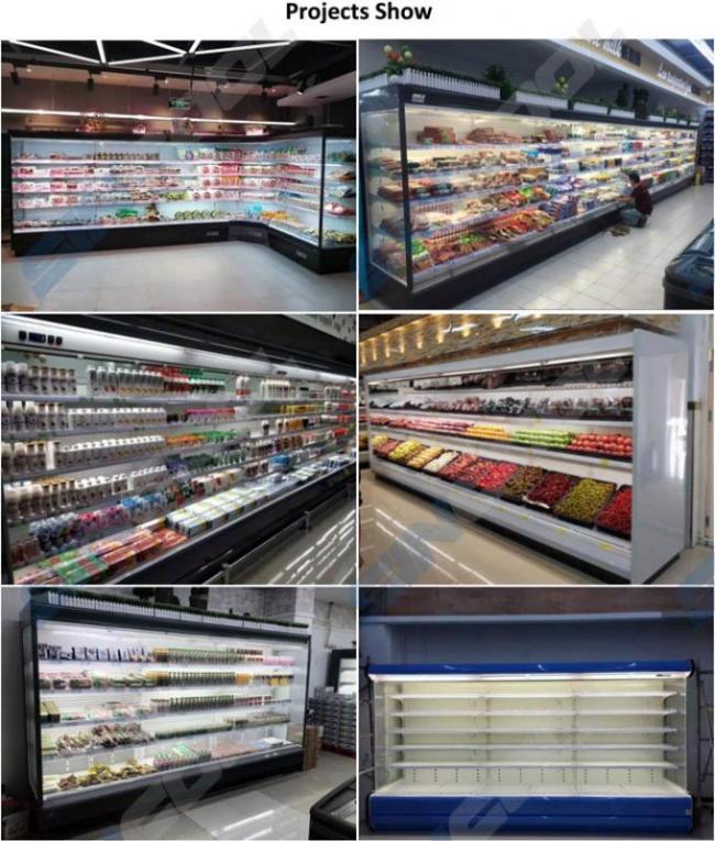 Slimline Multideck Display Fridge With LED Lighting And Adjustable Shelving