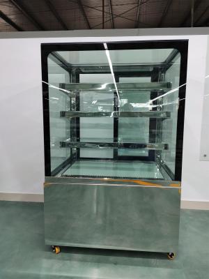 Cina Armadio frigorifero di raffreddamento arieggiato dell'esposizione del dessert con la base di acciaio inossidabile in vendita