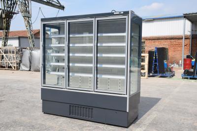 Китай Шкаф R404a замораживателя двери коммерчески нержавеющей стали Multideck стеклянный продается