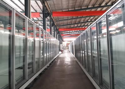 Cina Tipo di vetro verticale della ripresa esterna di altezza 2080 del congelatore della porta della multi piattaforma della parete in vendita