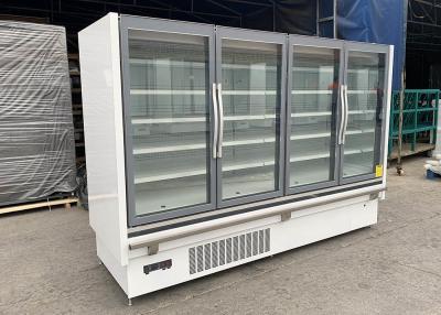 China Alcance integral de quatro portas de vidro de grau comercial no freezer comercial R404a à venda