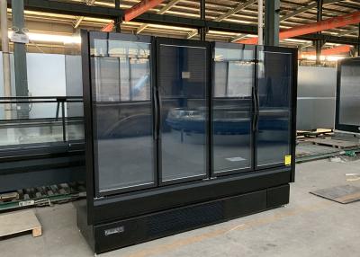 中国 空冷の4フリーザーR404aが冷やしたガラス ドアのマーチャンダイザーで差し込みなさい 販売のため