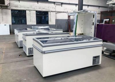 Cina Refrigeratore del congelatore dell'esposizione dell'isola del supermercato con le luci ed i coperchi scorrevoli del LED in vendita