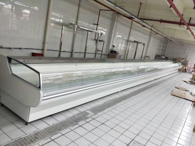 Cina Frigorifero aperto dell'esposizione della ghiottoneria, Merchandiser orizzontale della cortina d'aria per i ristoranti in vendita
