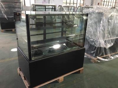 China Marble Base Refrigerated Bakery Display Case With LED Lights For Pastry And Cafe for sale
