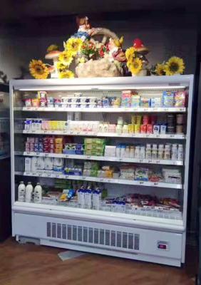 Cina Esposizione aperta del refrigeratore di Multideck per gli alimenti raffreddati con il regolatore di Digital in vendita
