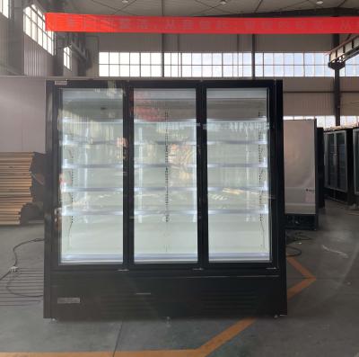 Cina Frigorifero a display di cibo freddo con porte in vetro anti nebbia senza cornice in vendita