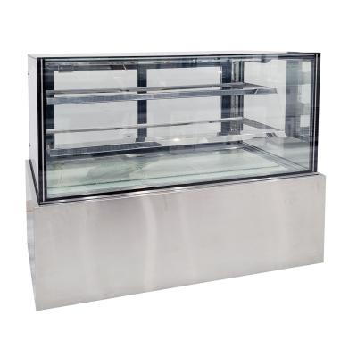 China Brushed Silver Fridge Freezer Equipped With Ventilated Cooling System for sale