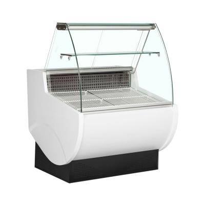 China Slimline Stainless Steel Fridge Freezer With Back Refrigerated Storage Cabinet for sale