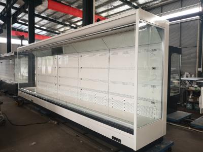China 5 camadas abrem o refrigerador dianteiro da exposição, equipamento de refrigeração do supermercado à venda