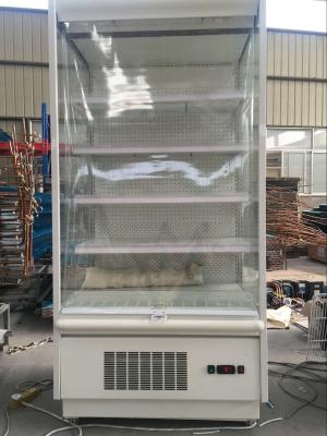 China Embraco Compressor Vertical Display Fridge Dairy Food / Beverage Display for sale