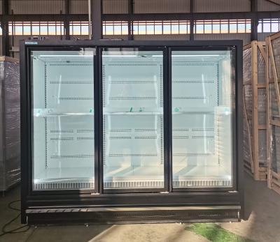 China 2340mm Remote Glass‑Door Frozen Showcase Merchandiser for  Bulk Frozen Retail for sale