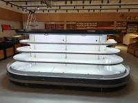 China RHEA125M Vegetable Open Chilling Multi Deck Display Chiller Open Display Fridge for sale