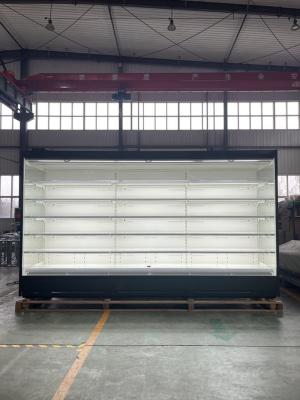 China Supermarket Open Display Fridge with Extra Long Frontage and LED Lights GAEA375L for sale