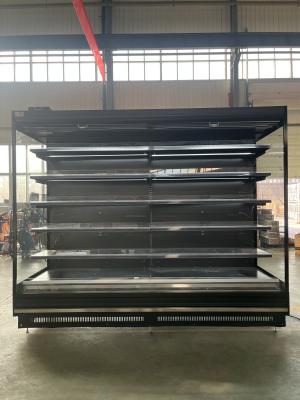 China Retail Open Air Refrigerated Showcase for Market with Heavy Duty Shelves and Long Life LED Illumination to Increase Product Exposure for sale