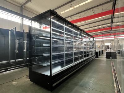 China Retail Front Open Refrigerator for Food Shop with Large Storage Shelving and Embedded LED Lighting to Attract Customer Attention for sale