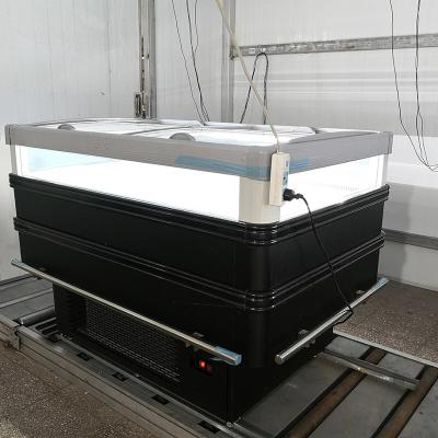 China Gepaste kleur van de de Vertoningskoelkast van de Commericalsupermarkt de Open voor Bevroren Voedsel Te koop