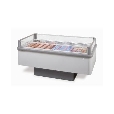 Cina Il congelatore senza coperchio congelato dell'isola del congelatore dell'isola del supermercato dell'alimento automatico disgela in vendita
