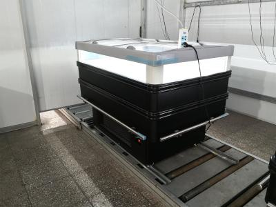 China Gepaste kleur van de de Vertoningskoelkast van de Commericalsupermarkt de Open voor Bevroren Voedsel Te koop