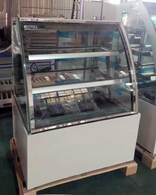 Cina Termostato curvo di Digital del contenitore per esposizione del forno refrigerato vetro con la base di marmo in vendita