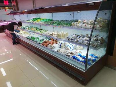 China 1500mm Height Open Display Fridge Air Display Merchandisers Coolers CE for sale