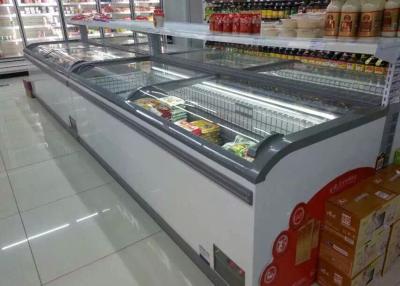 Cina Congelatore congelato dell'isola del supermercato dell'alimento 590W in vendita