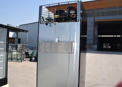 China R290 Refrigerant 360L Single Glass Door Upright Fridge Air Cooling for sale