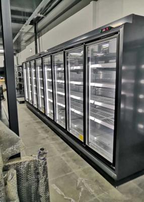 中国 冷凍食品のためのCarelのサーモスタットの商業直立したフリーザー 販売のため