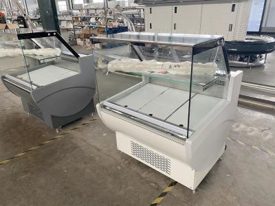 Air Cooling Fresh Meat Deli Chiller Display Cabinet For Supermarket