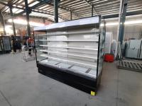 China Fruit Vegetable Display Multideck Open Chiller Supermarket Showcase With Plug for sale
